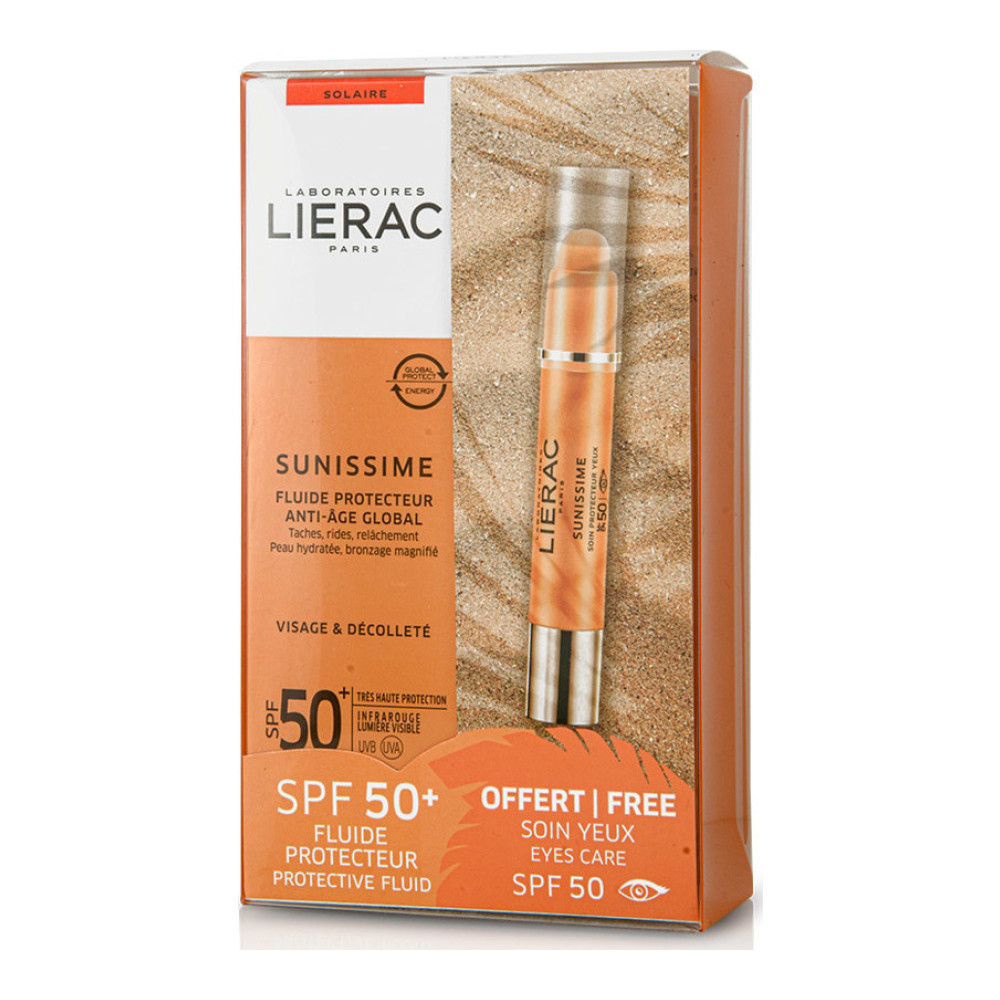 Lierac Sunissime Protective Fluid Global Anti-Aging SPF50 Αντηλιακή ...