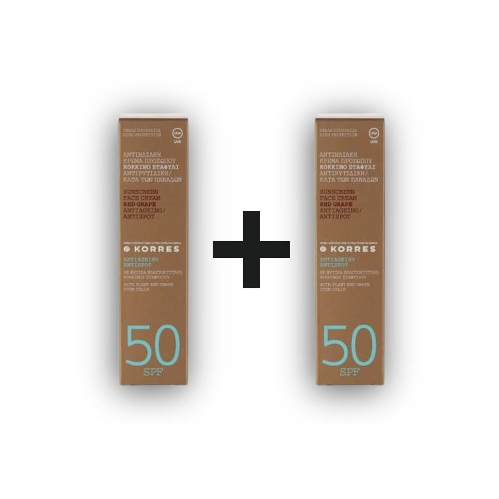 Korres Antispot Αντηλιακό Προσώπου Κόκκινο Σταφύλι Spf50 Κατά Των ...
