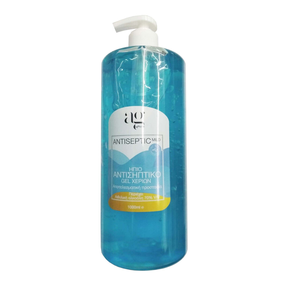 AG Pharm Antiseptic Mild Ήπιο Αντισηπτικό 1000ml > Αντισηπτικά Χεριών ...