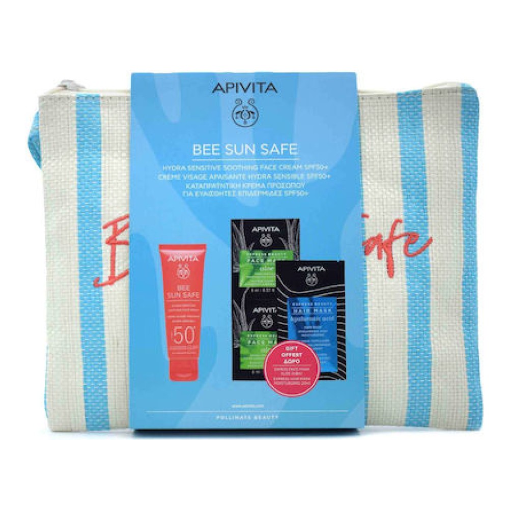 Apivita Bee Sun Safe SPF50+ Καταπραϋντική Κρέμα Προσώπου για Ευαίσθητες ...