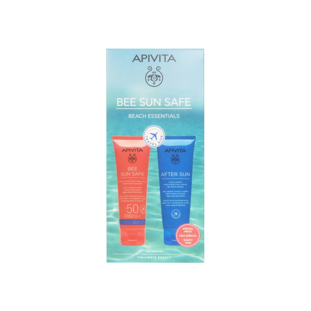 Apivita Promo Bee Sun Safe Spf50 Must-Haves Hydra Face & Body Milk ...