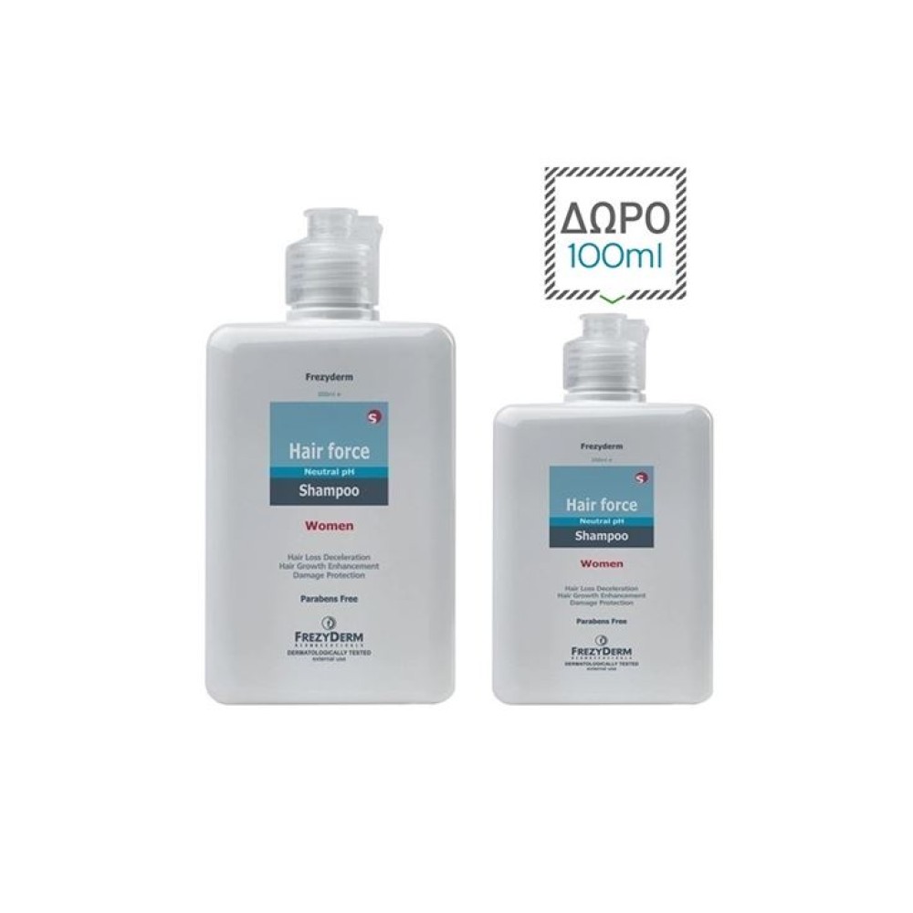 FREZYDERM HAIR FORCE WOMEN SHAMPOO 200ML+100ML > Τριχόπτωση ...