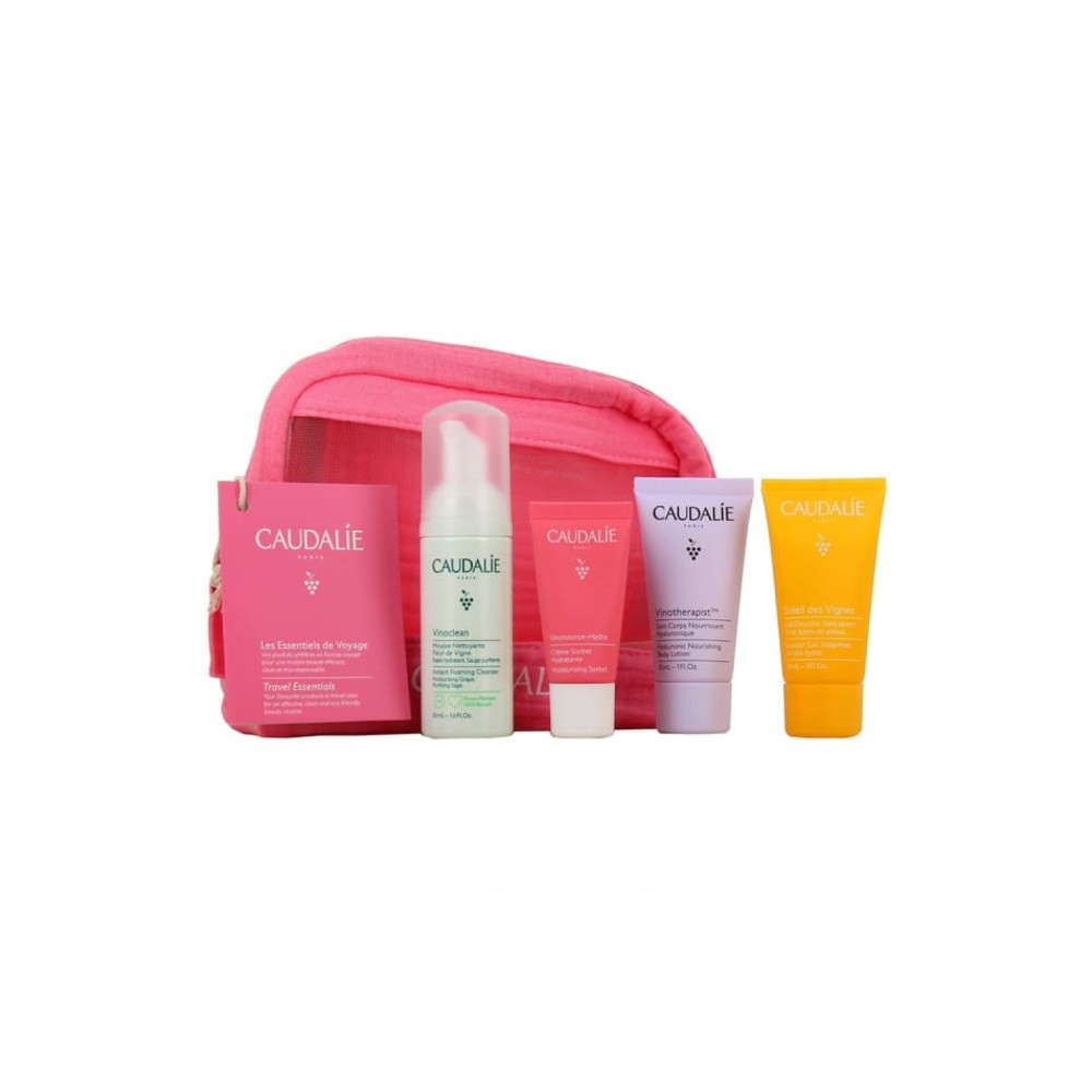 Caudalie Travel Set Les Essentials de Voyage - Vinoclean Instant ...