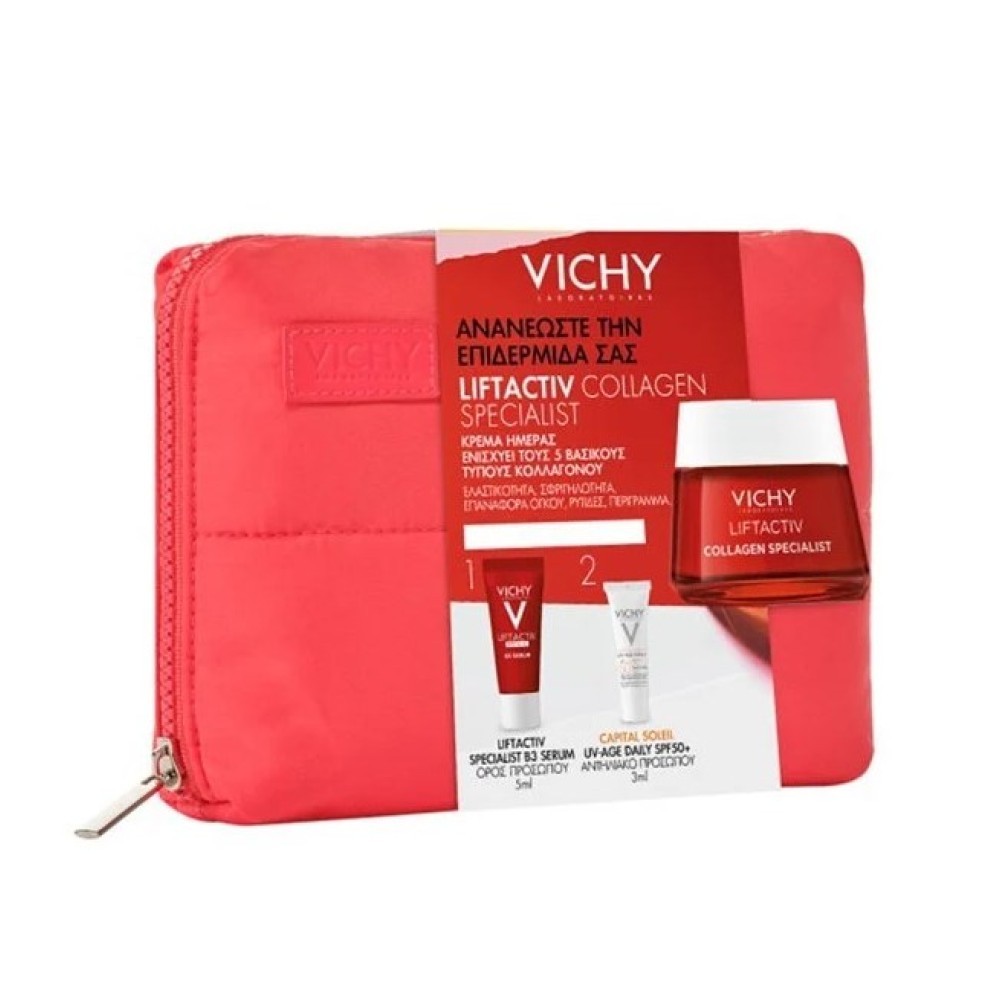 Vichy PROMO PACK Liftactiv Collagen Specialist Κρέμα Ημέρας 50ml & Δώρο ...